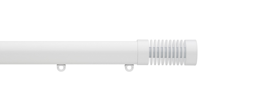 Silent Gliss Metropole Finials Groove Cylinder 7630 - Silent Gliss at ...
